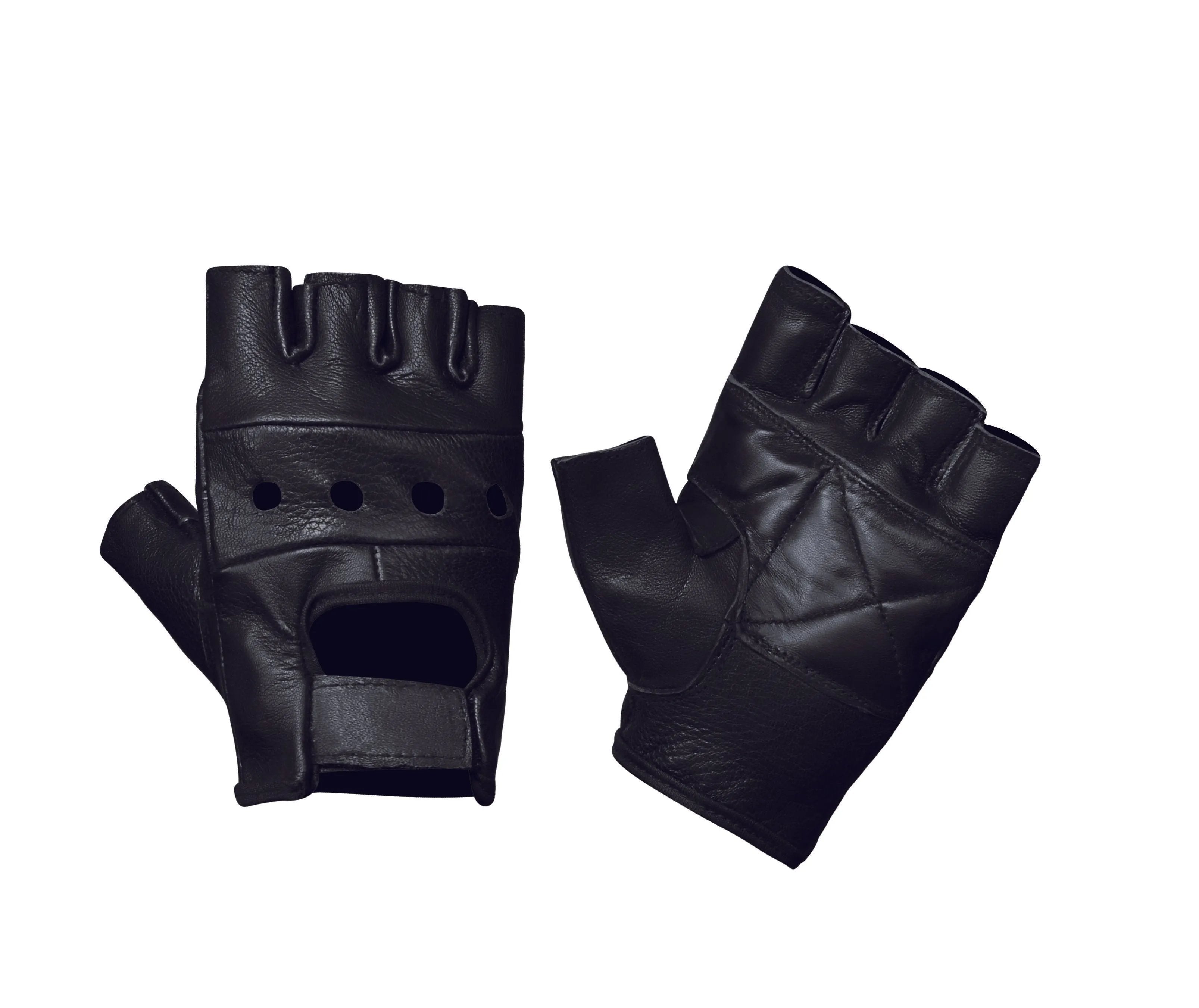 Men's Fingerless Motorcycle Gloves - Unik Just For Bikers– Unik Just ...